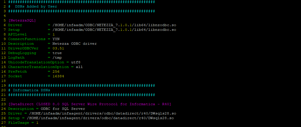 How to create an ODBC Connection with Linux Secure Agent in IICS