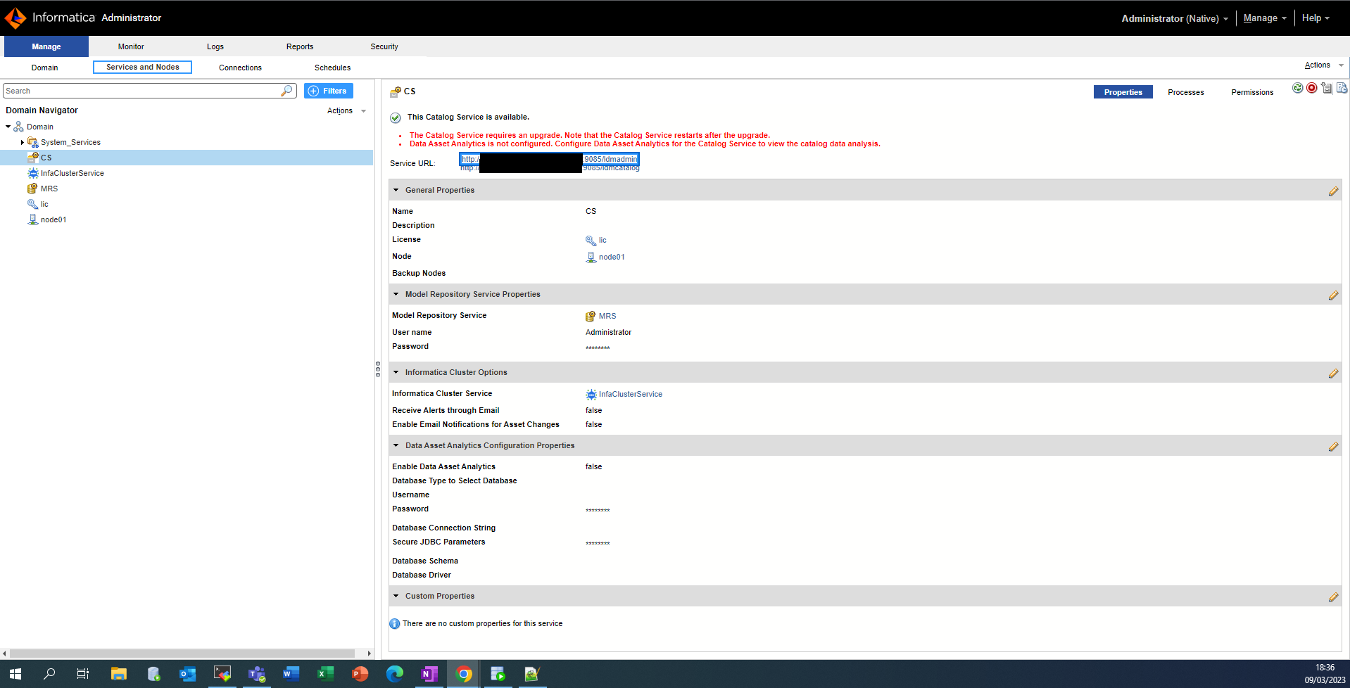 Error While Fetching Data Please Contact Ldm Administrator After Opening Either Edc Ldmadmin 