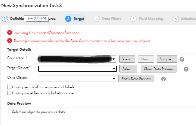 Error Unsupportedoperationexception While Trying To Load Or See Objects When Using A