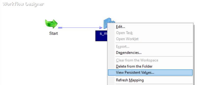 HOW TO: Update the persistent values manually for a PowerCenter session
