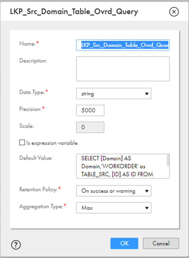 CDI Parameterization with Parameter File