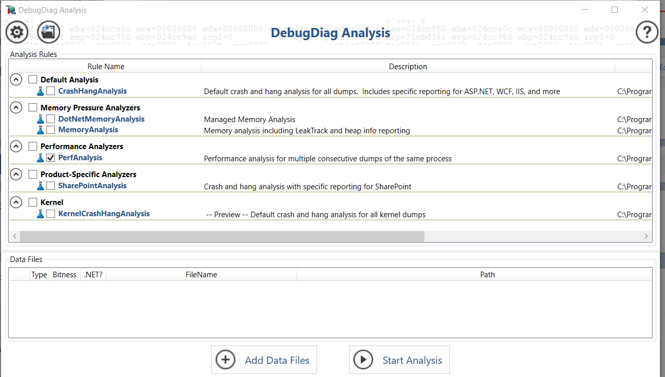 HOW TO: Collect the debug diag report for any Windows process that is ...