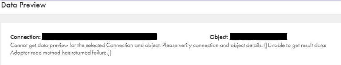 Failure scenarios when Amazon Redshift connection used in task in CDI