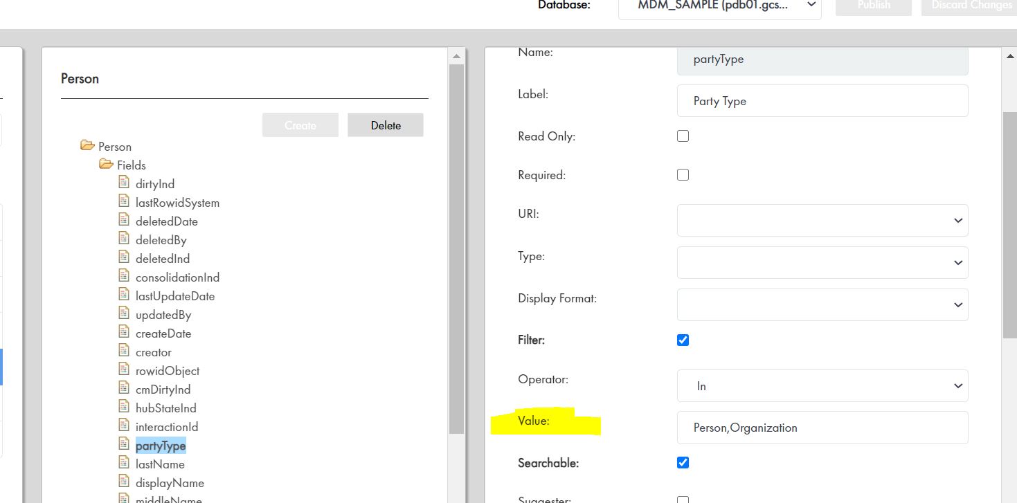 HOW TO: Enable static values in MDM E360 UI?