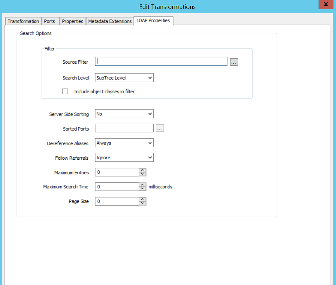Ldap Properties Tab Is Not Visible In Ldap Source Qualifier Transformation After Powercenter Upgrade