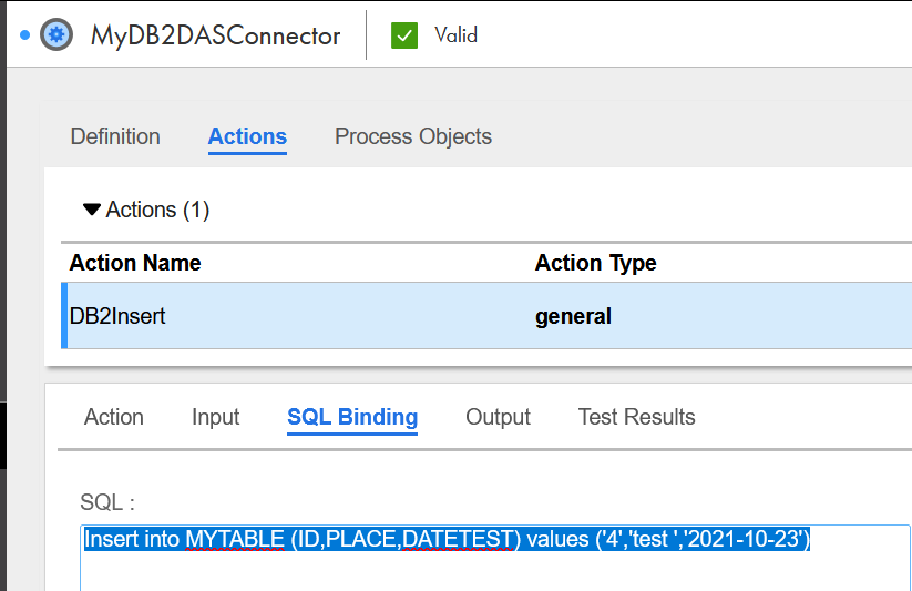 Using Data Access Service ( DAS ) Connector in Cloud Application Integration