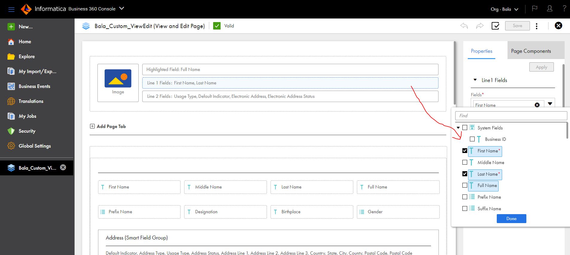 FAQ: Is it possible to display 'Business ID' field in the C360 SaaS UI?