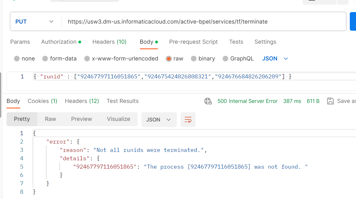 HOW TO: Stop/Terminate Advanced Taskflows using API