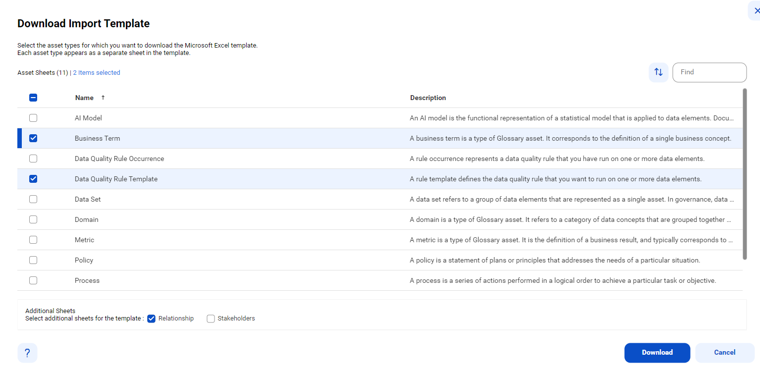 HOW TO: Create a Data Quality Rule Template using Bulk Import in CDGC