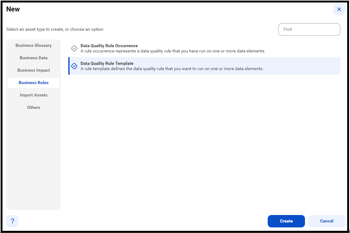 How to create Data Quality Rule Template in CDGC