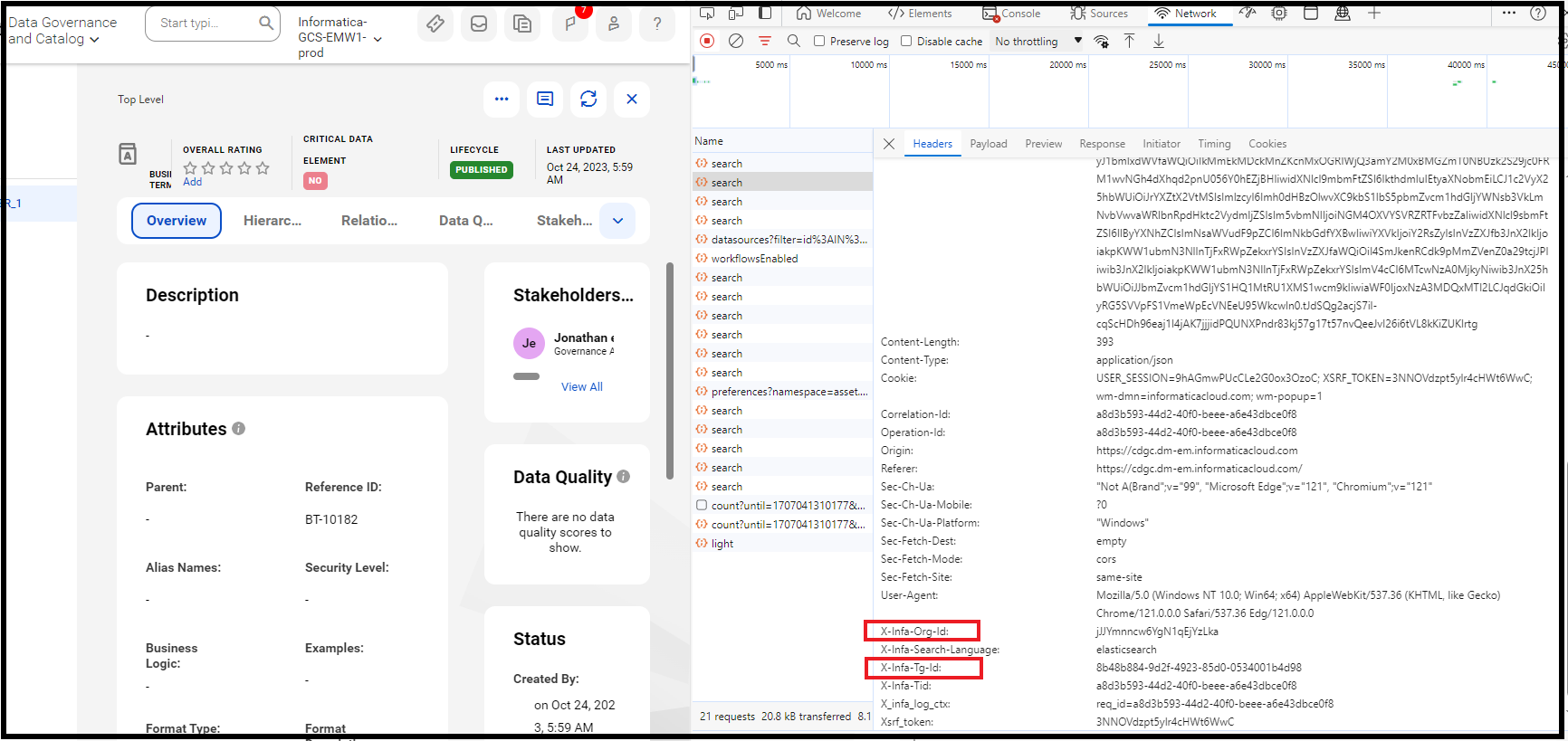 HOW TO:Get the list of DQ rules created in CDGC using API