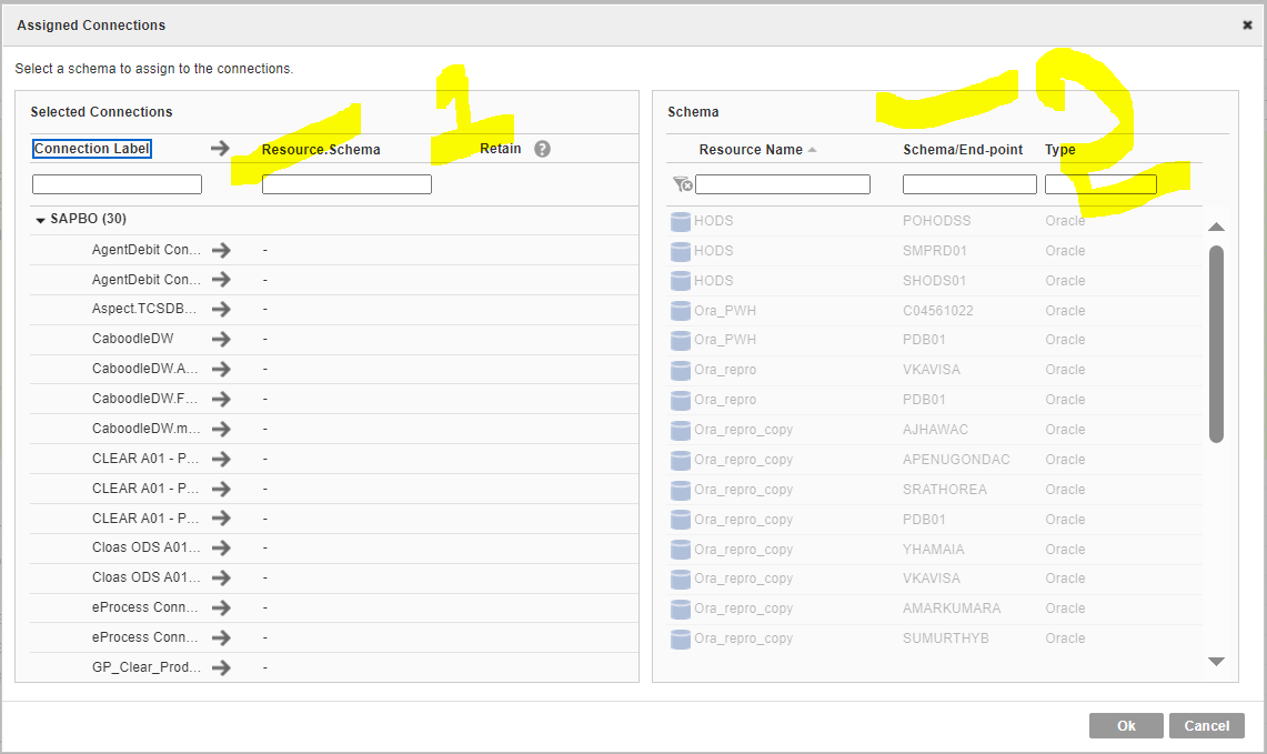 HOW TO: Perform a connection assignment for multiple connections in EDC