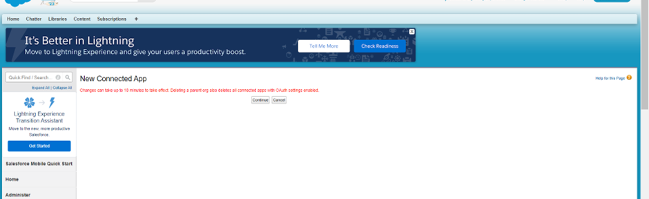 Configuring Salesforce OAuth in Informatica IICS without using the Informatica internal OAUTH ...
