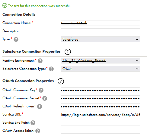 How to create Salesforce OAuth connection in IICS