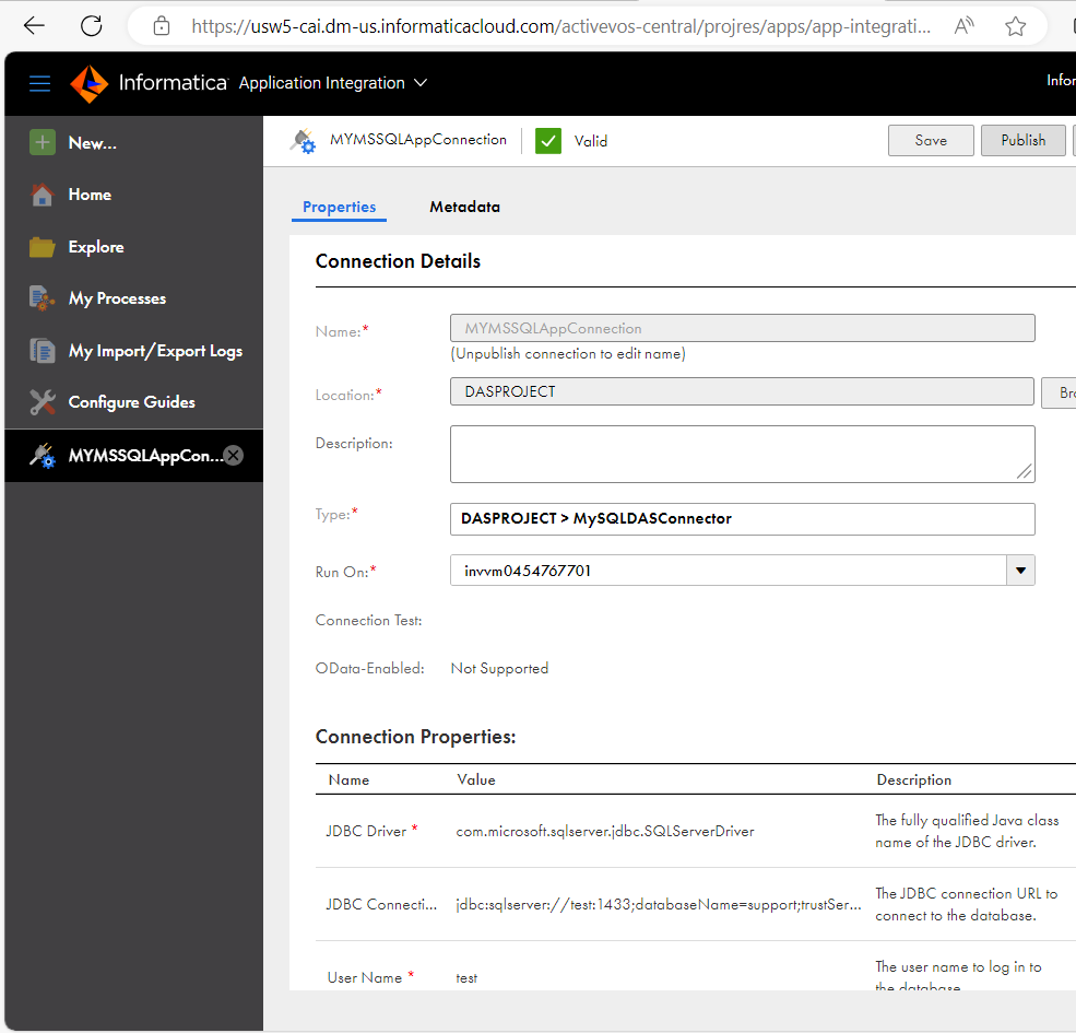 How to Setup a DAS Connector Based Process in Cloud Application Integration