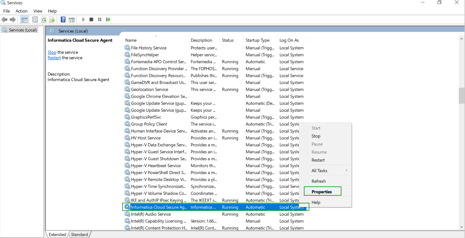 HOW TO: Automatically restart the IICS Secure Agent on Bootup/Reboot of ...