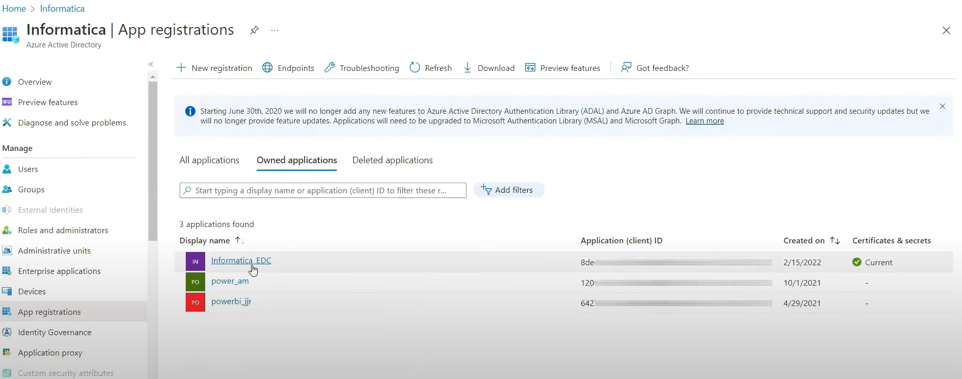 FAQ: How to find the Client Id for PowerBI Application