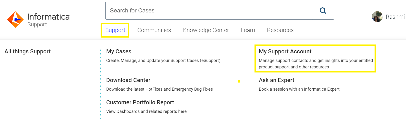 How can a primary contact add/update contacts in a Support Account on ...