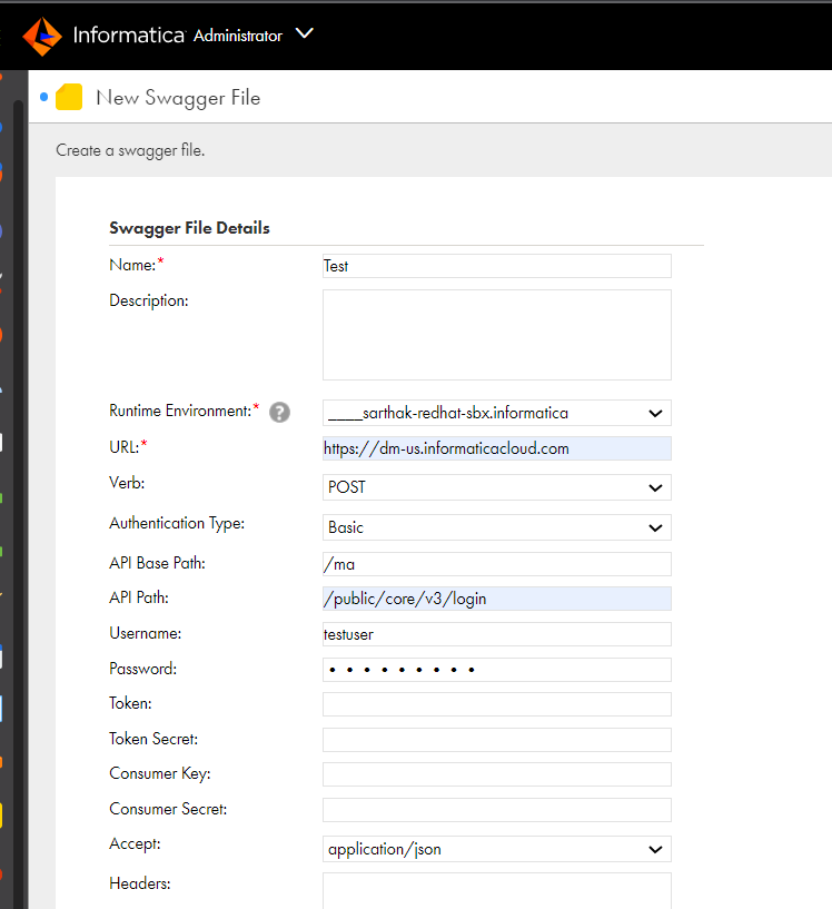 HOW TO: Generate Swagger file in IICS