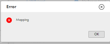 Issue observed while creating and opening the mapping in IICS