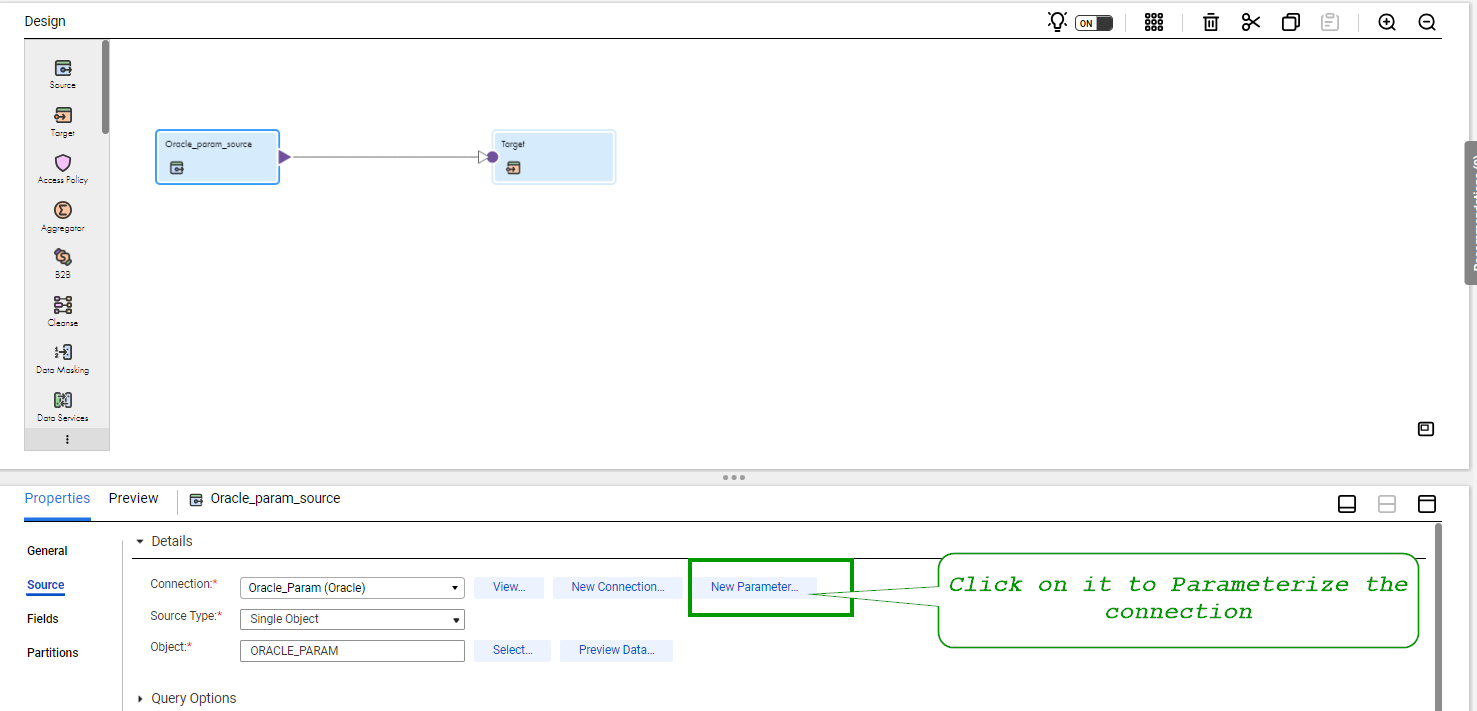 CDI Parameterization with Parameter File