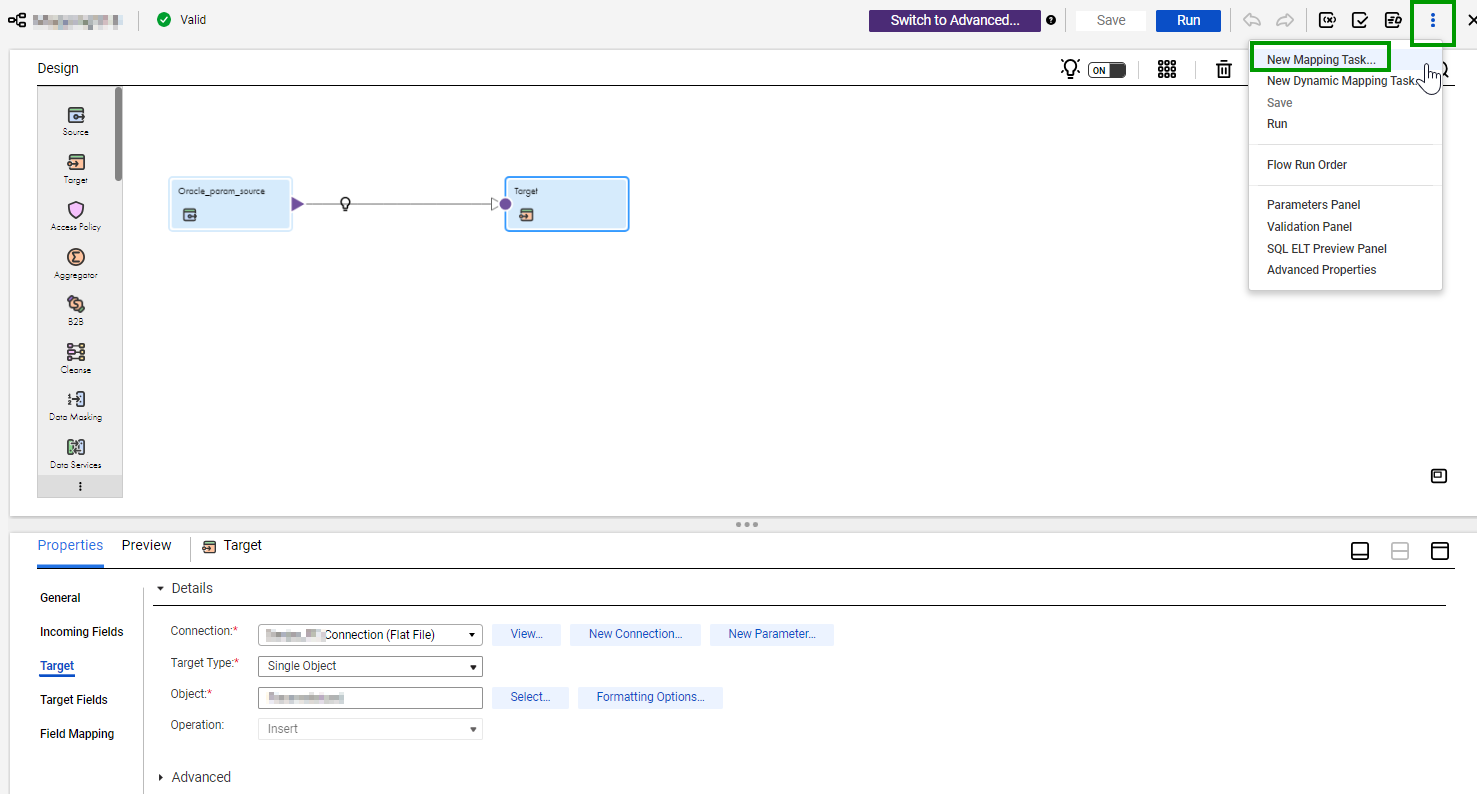 CDI Parameterization with Parameter File