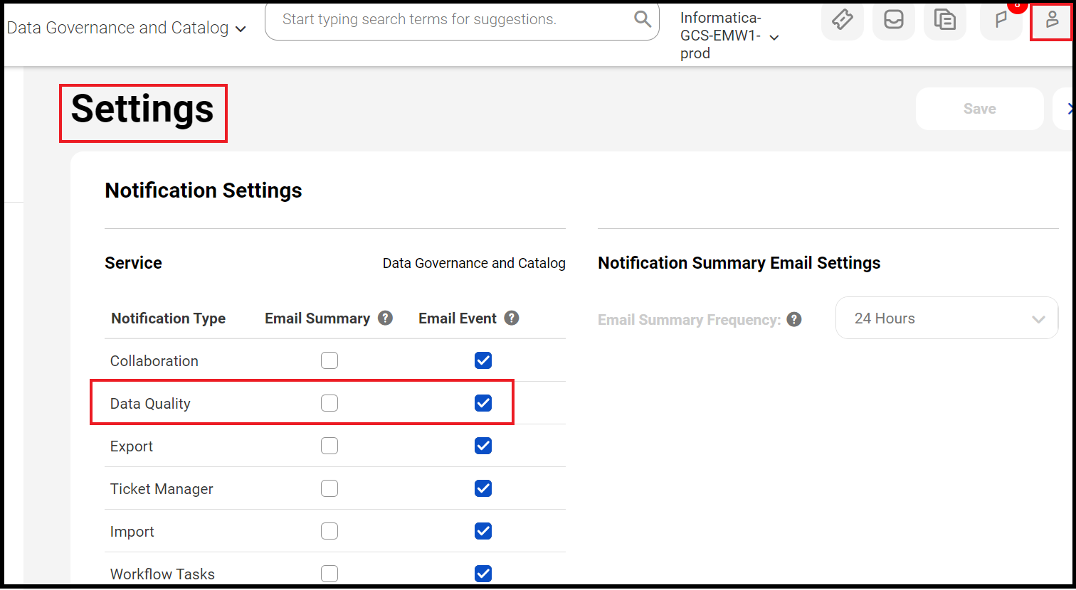 HOW TO:Configure email alerts for a data quality score failure in CDGC
