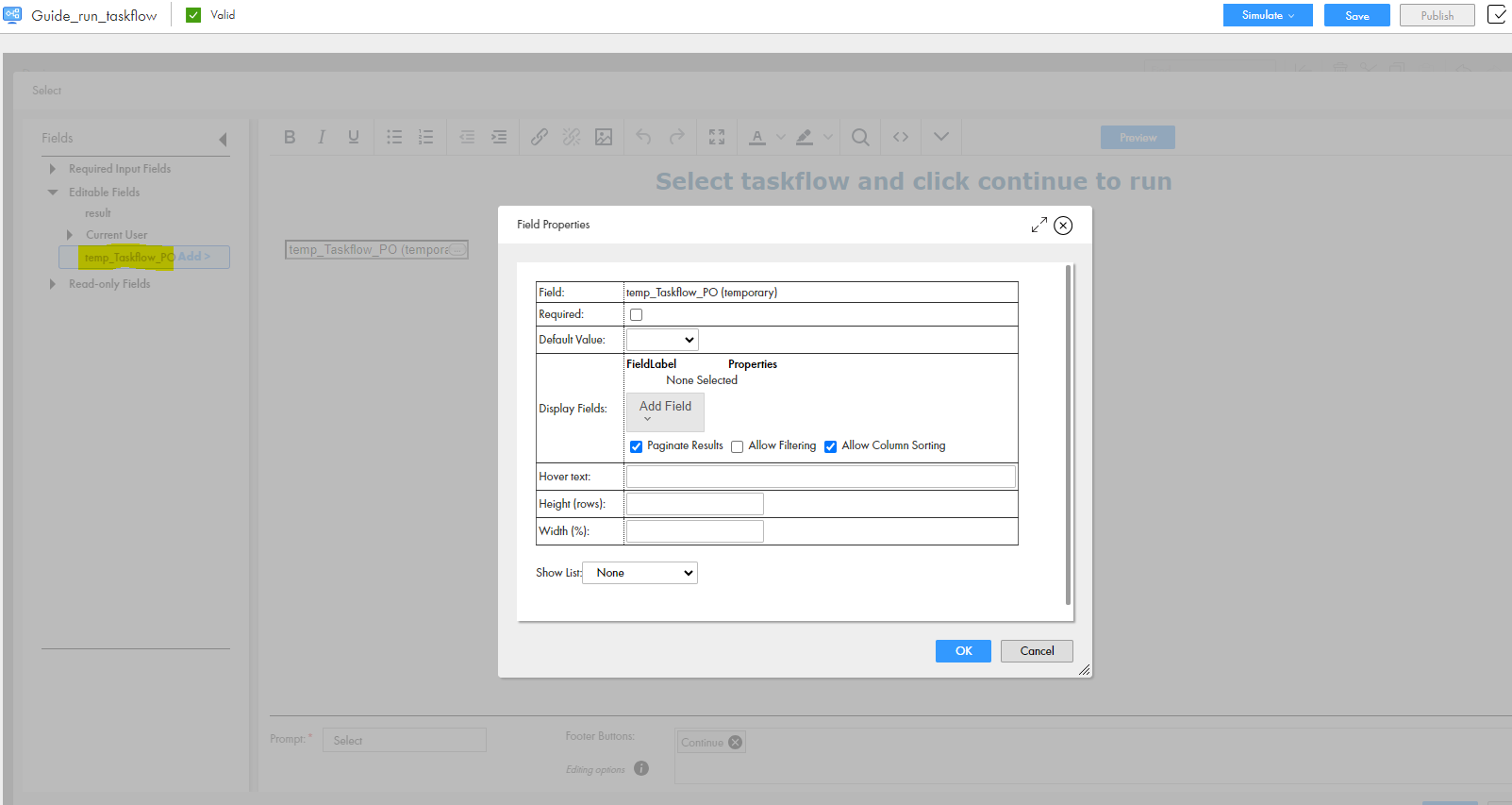 HOW TO: Build a CAI guide to display and execute taskflows under a ...
