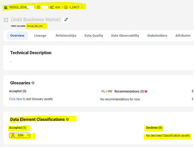 HOW TO: Build sample classification rules in CDGC