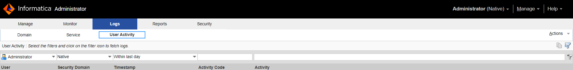 Understanding and Analyzing Informatica Logs: Domain, Service, and User ...