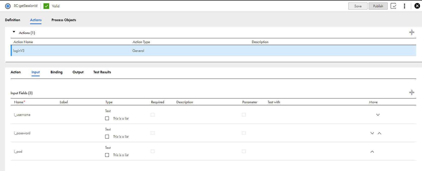 HOW TO Create a process to get user credentials as parameter and ...