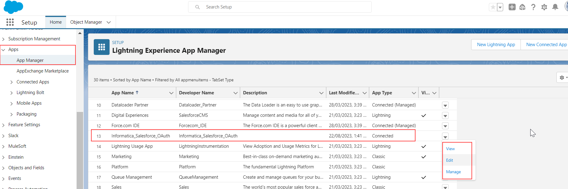 Configuring Salesforce OAuth in Informatica IICS without using the Informatica internal OAUTH ...
