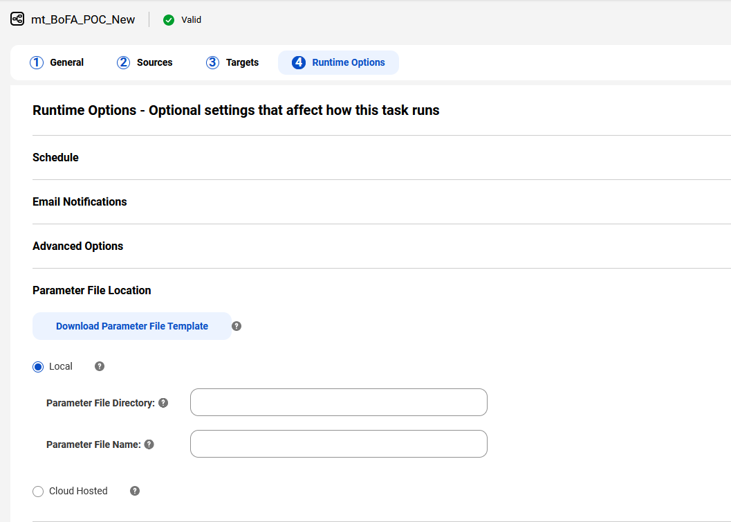 HOW TO: Pass parameter files in Taskflow in IICS