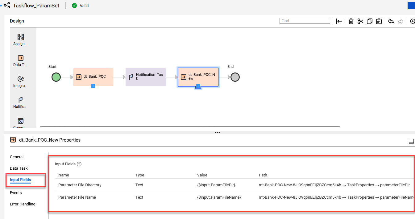 HOW TO: Pass parameter files in Taskflow in IICS