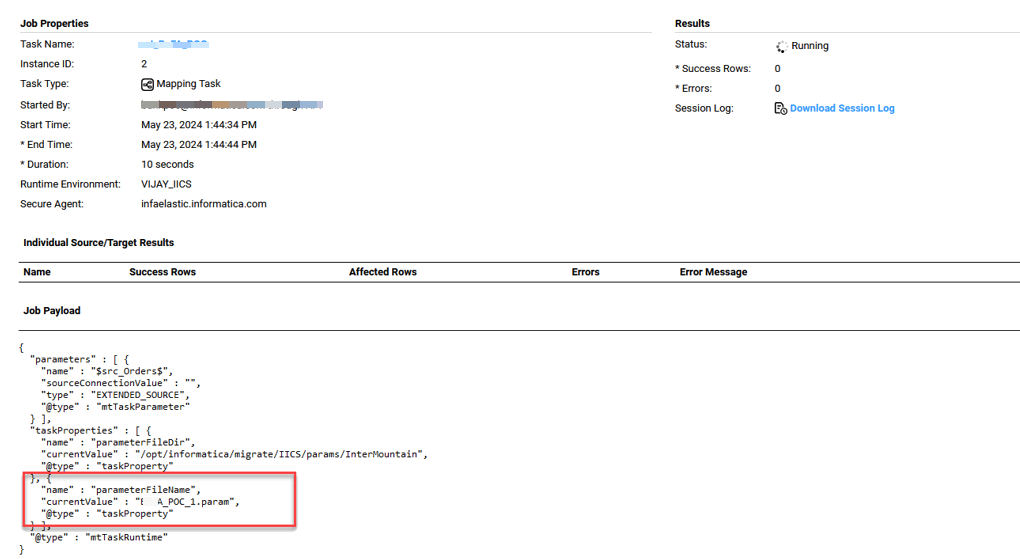HOW TO: Pass parameter files in Taskflow in IICS