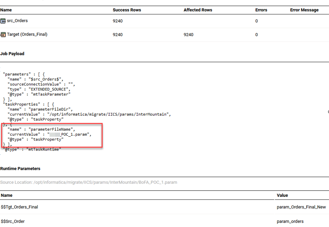HOW TO: Pass parameter files in Taskflow in IICS