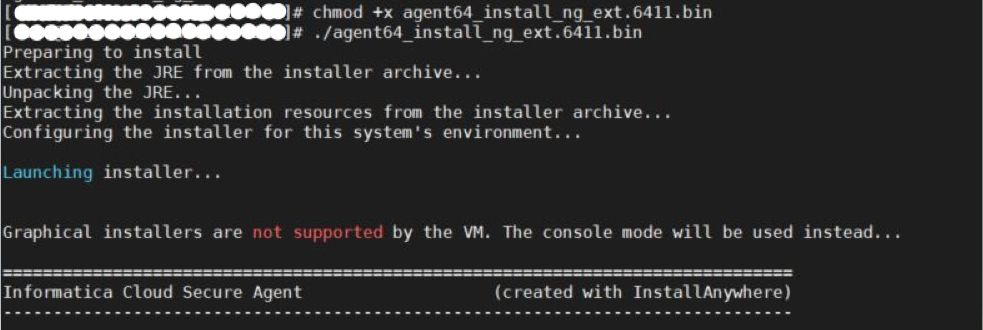 HOW TO: Install a secure agent on a Linux machine