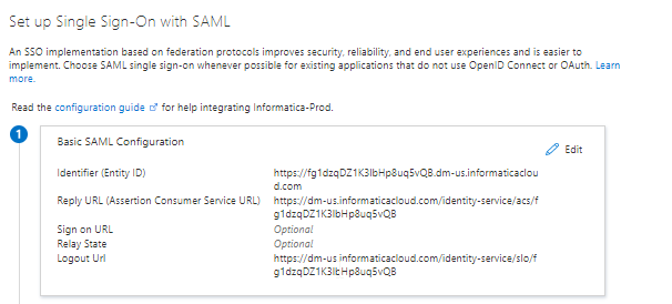 HOW TO: Configure SAML SSO in Informatica Cloud using Microsoft Azure AD
