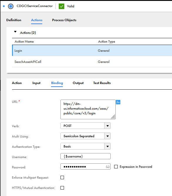 Working with CDGC API in Cloud Application Integration