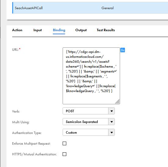 Working with CDGC API in Cloud Application Integration