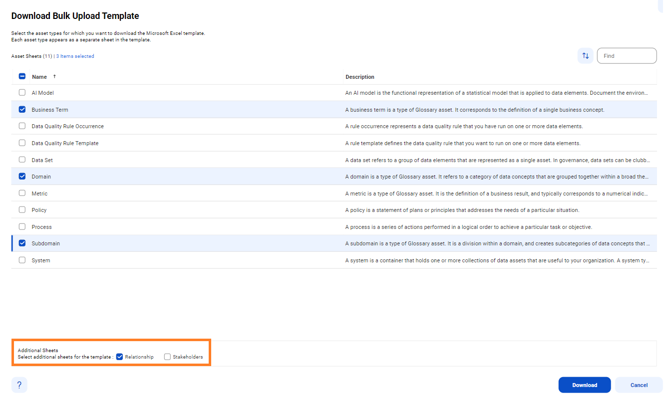 HOW TO: Create relationship between Domain, Subdomain, Business Term ...