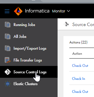 Source Control in IICS
