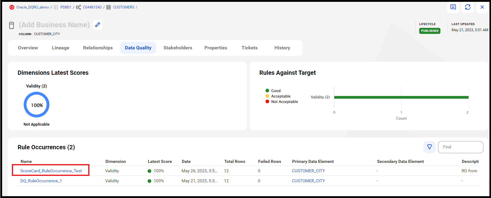 HOW TO: Create a Scorecard Rule Occurrence in CDP and associate with ...
