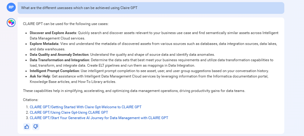 Informatica Claire GPT Guide