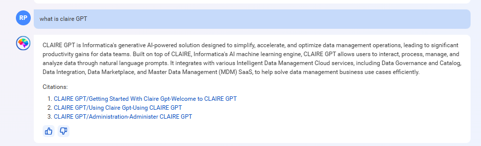 Informatica Claire GPT Guide