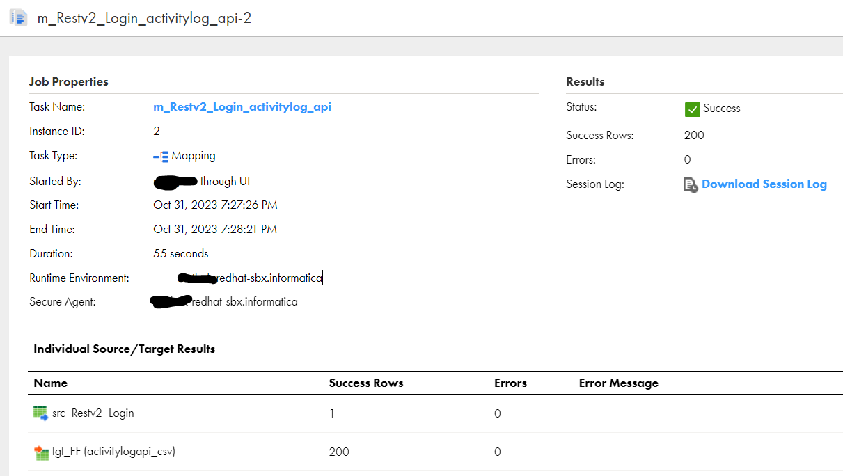Implement Restapi calls in Cloud Data Integration Mappings