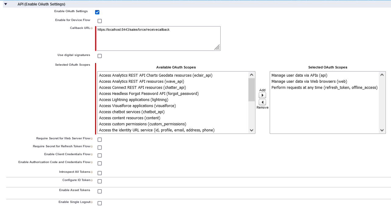 How to create Salesforce OAuth connection in IICS