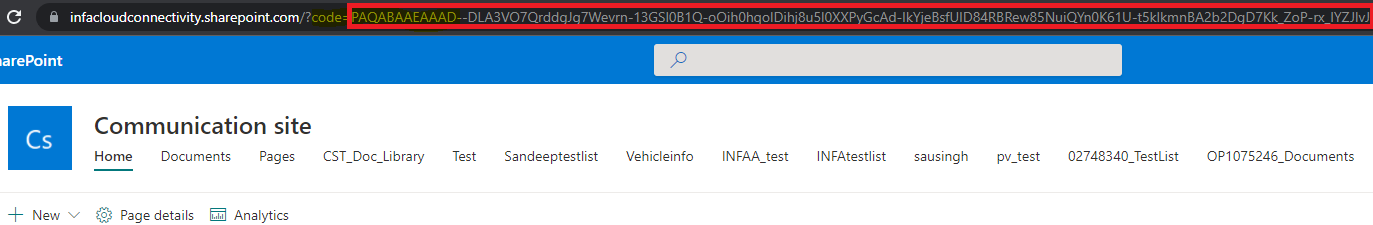 Pre-requisites and detailed steps for IICS SharePoint Online Connector