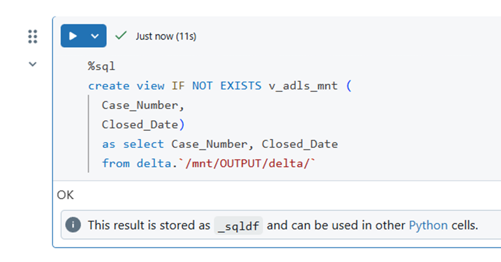 Scanning Azure Databricks views with reference to ABFSS and mount points