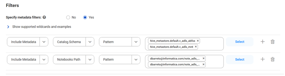 Scanning Azure Databricks views with reference to ABFSS and mount points
